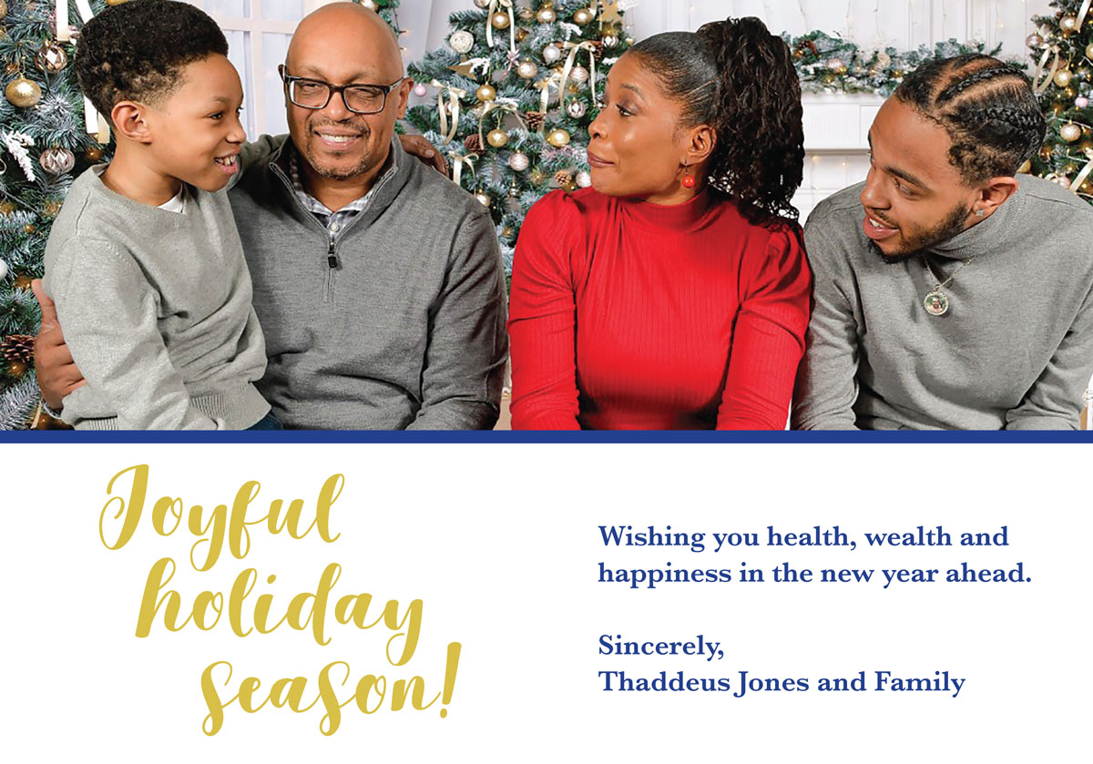 Wishing You a Joyful Holiday - Thaddeus Jones for State Rep